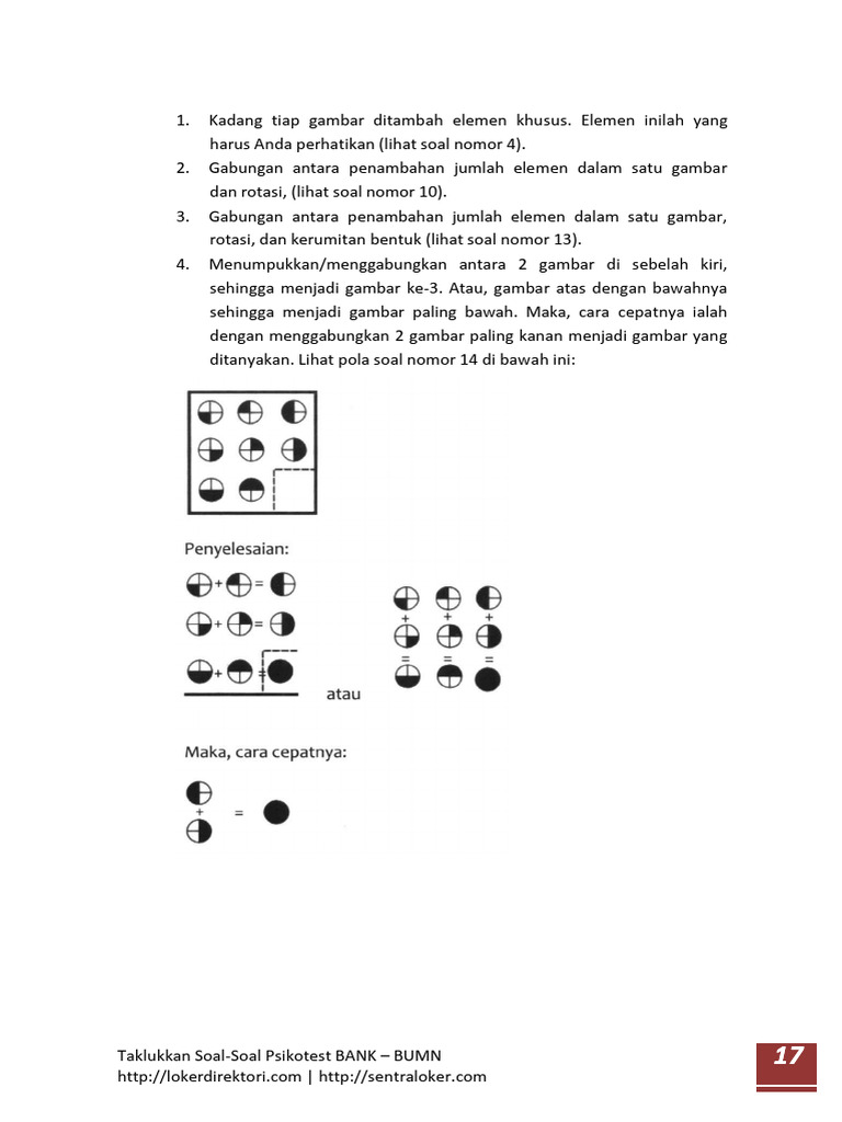 Psikotest Contoh - Soal - Psikotest - Hal126-127 | PDF