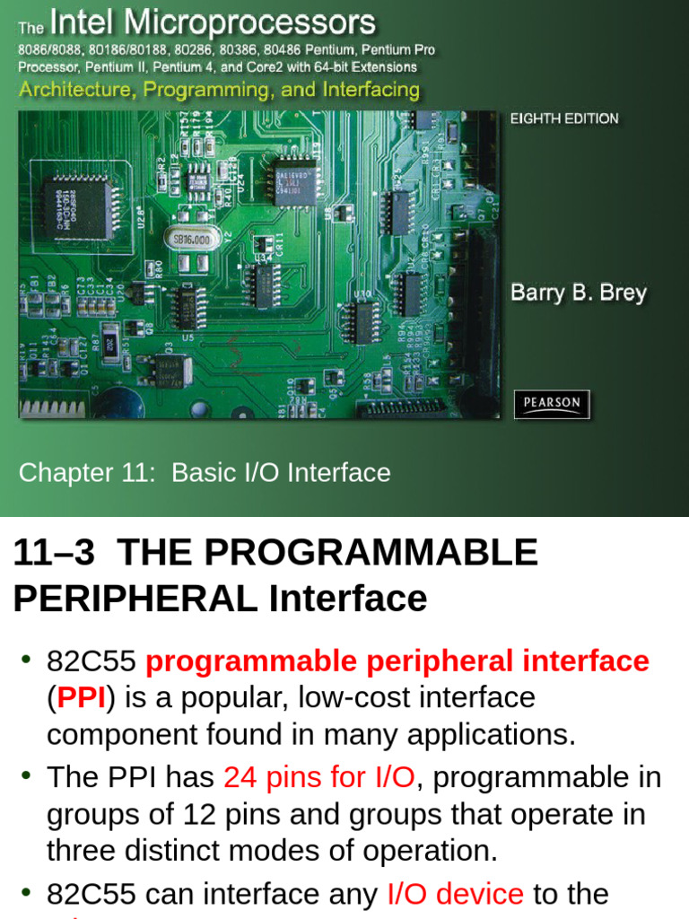 82C55 and Parallel Interface | PDF