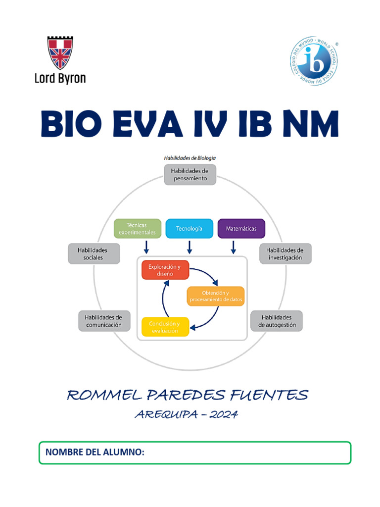 Guía Bio Eva Iv Ib Nivel Medio-2024 | PDF