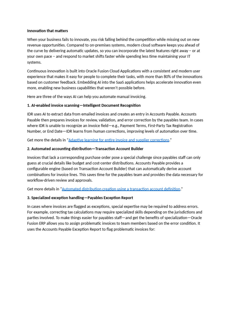 Innovation Paper | PDF