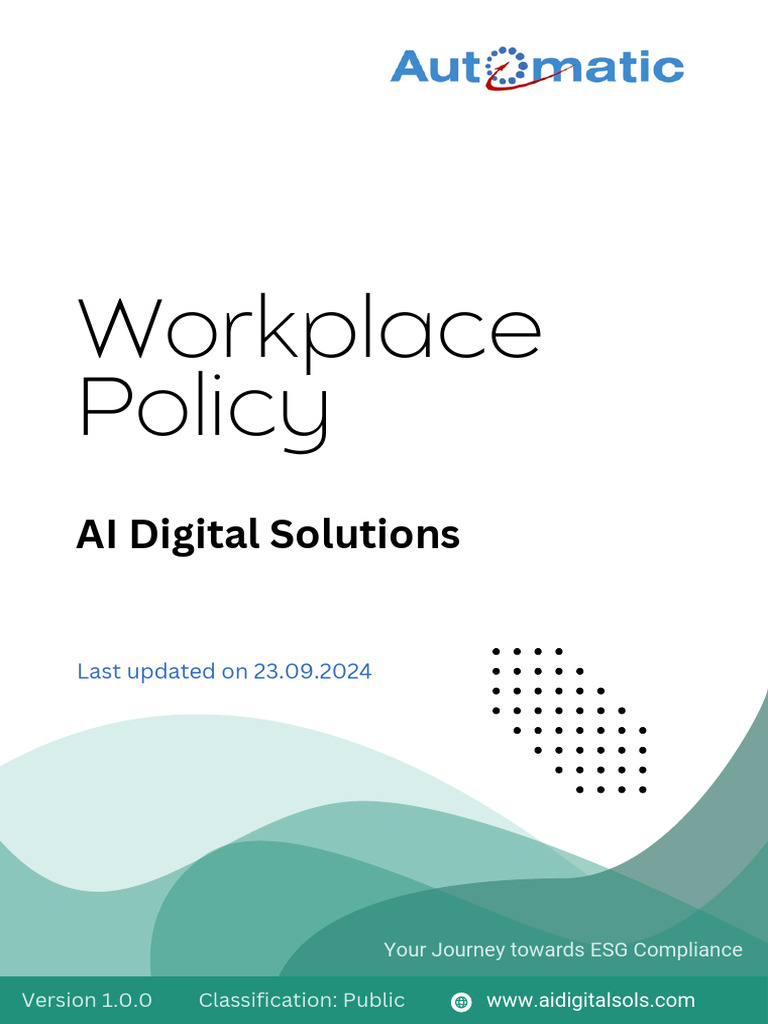 Workplace Policy | PDF