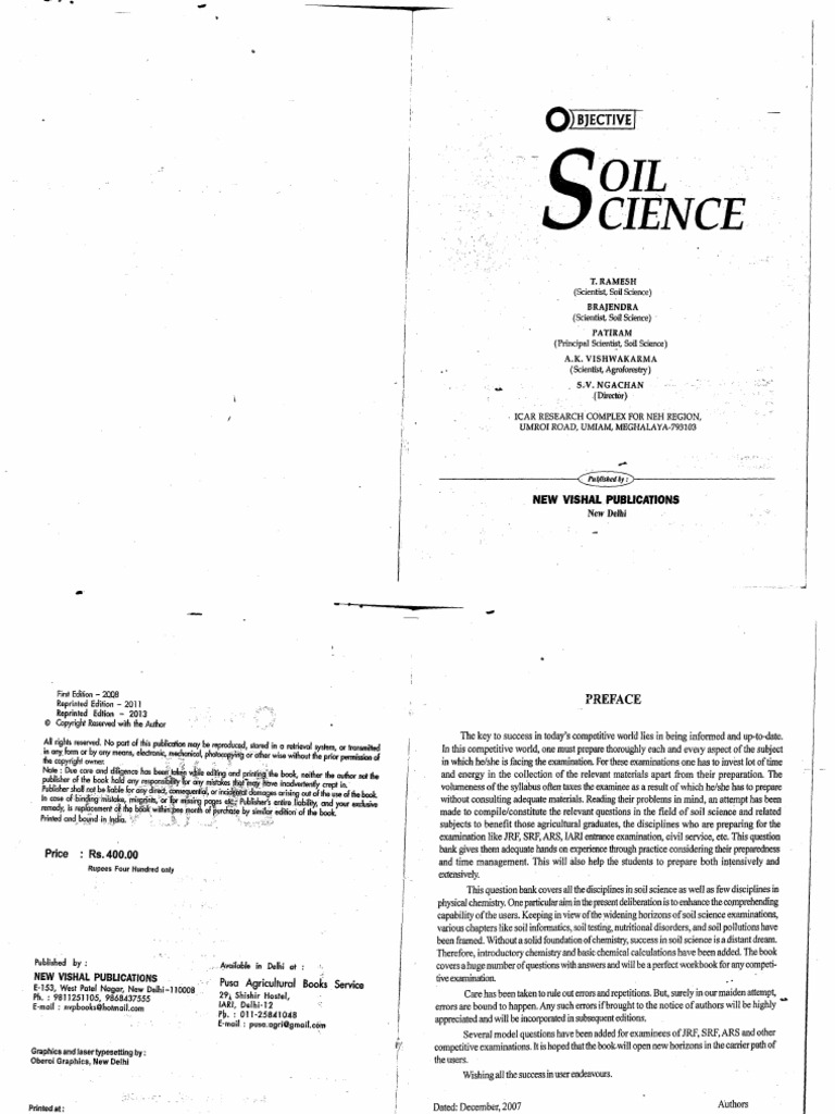 9 Soil Science Book-1 | PDF