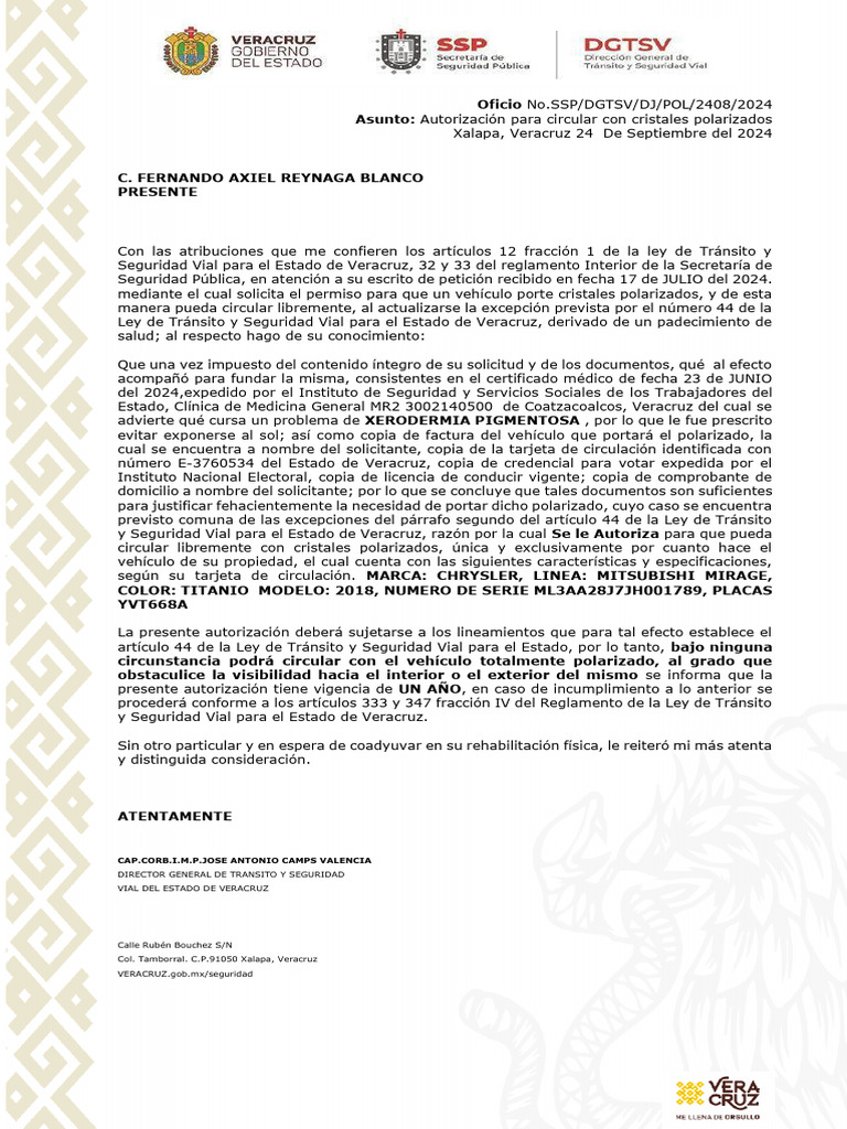 Permiso P Reynaga | PDF