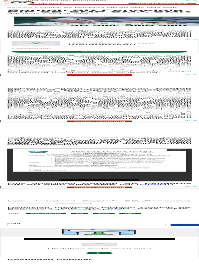 Contoh SK Pengelola PIP SD SMP SMA SMK - GURU BERKARYA | PDF