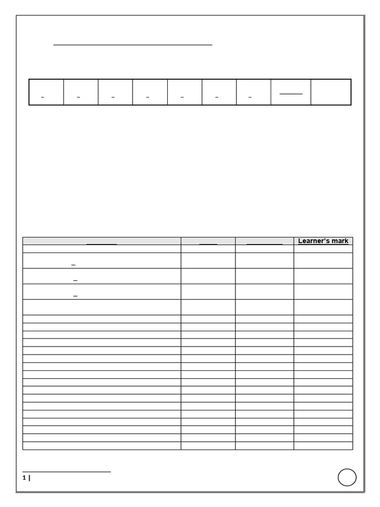 Term 2 Lang Comprehension Test 2021 - English Practice | PDF