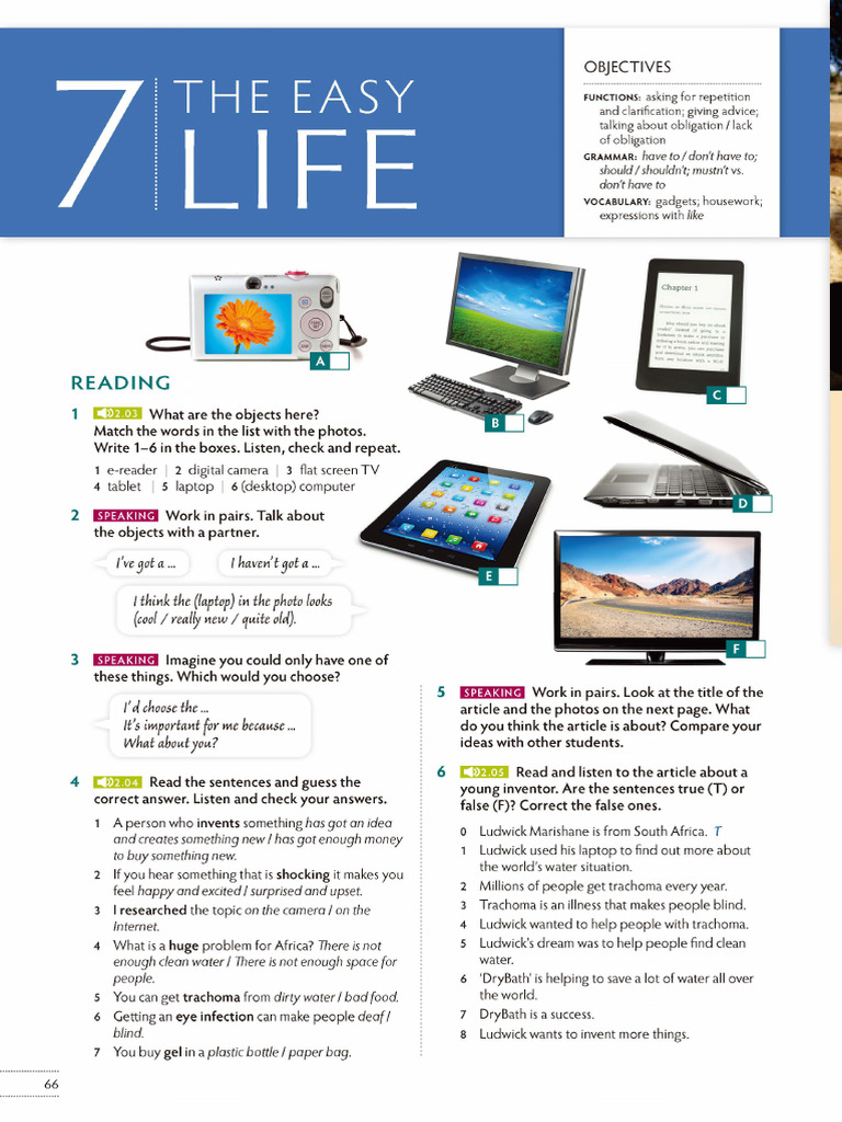 Think Level 1 Students Book-Unit 7 | PDF