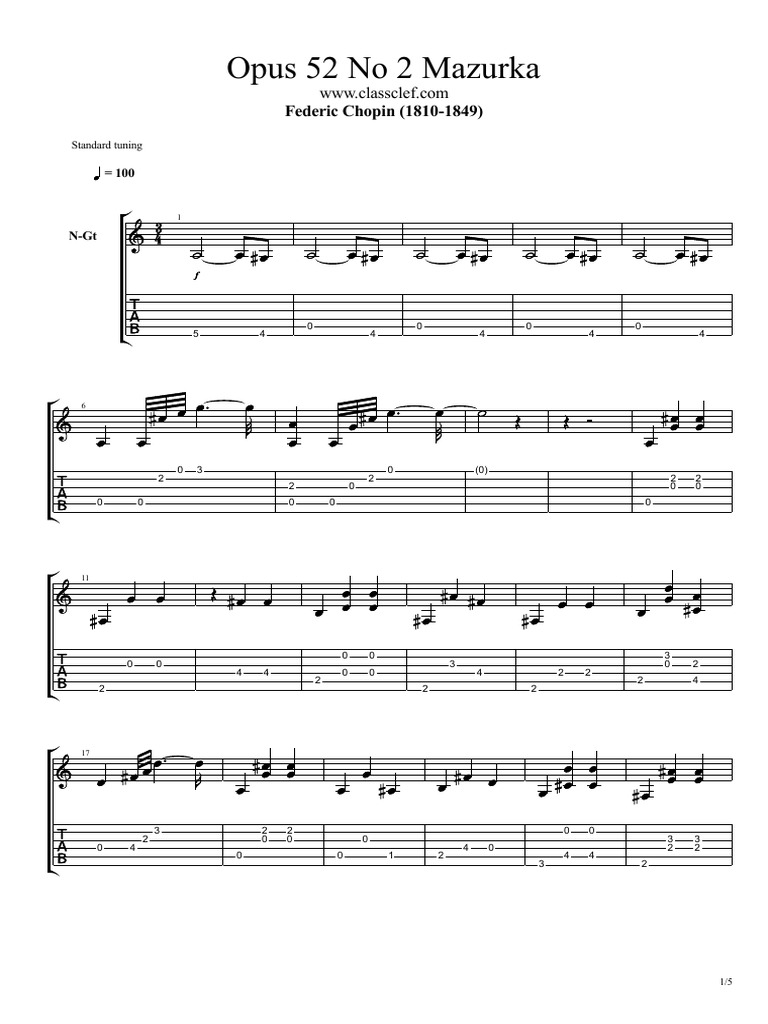 Opus 52 No 2 2 by Frederic Chopin | PDF