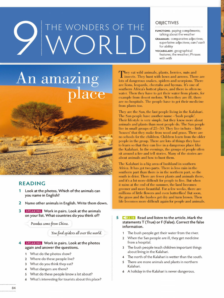 Think Level 1 Students Book-Unit 9 | PDF