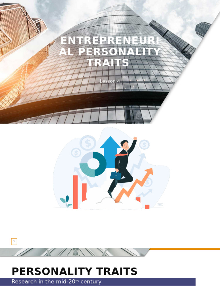 Entrepreneurial Personality Traits | PDF