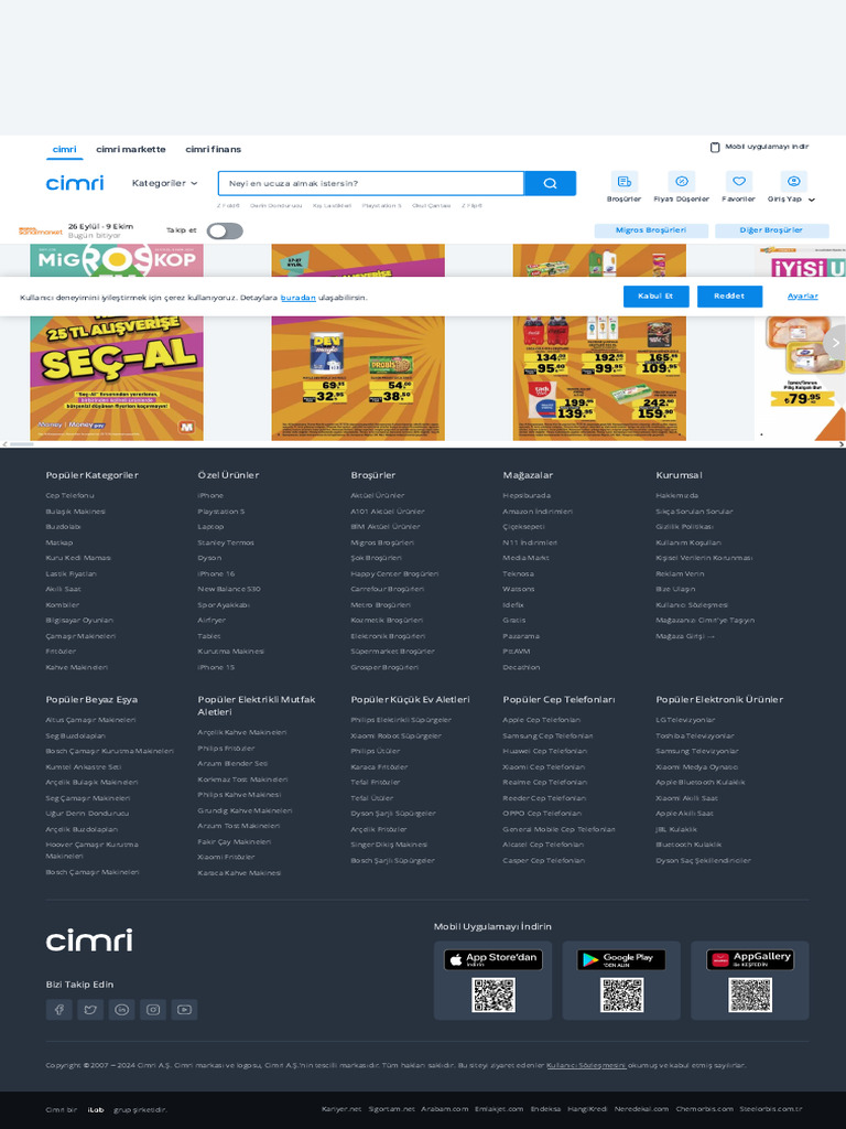 Migros 26 Eylül - 9 Ekim Broşürü | PDF