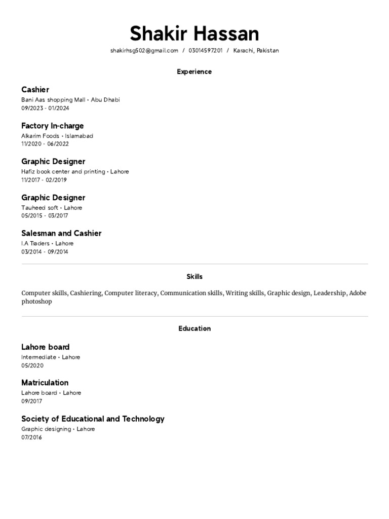 My Resume (4) | PDF