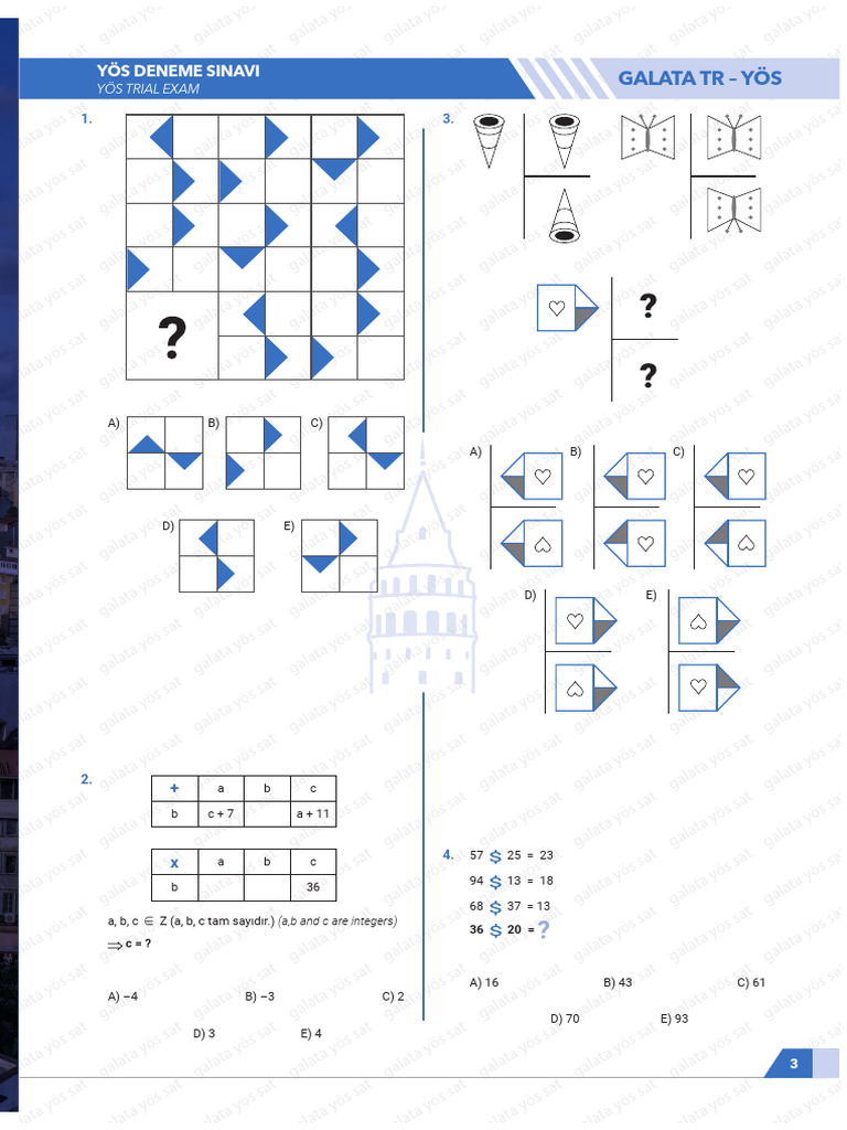 Galata Tryos Deneme Baski | PDF
