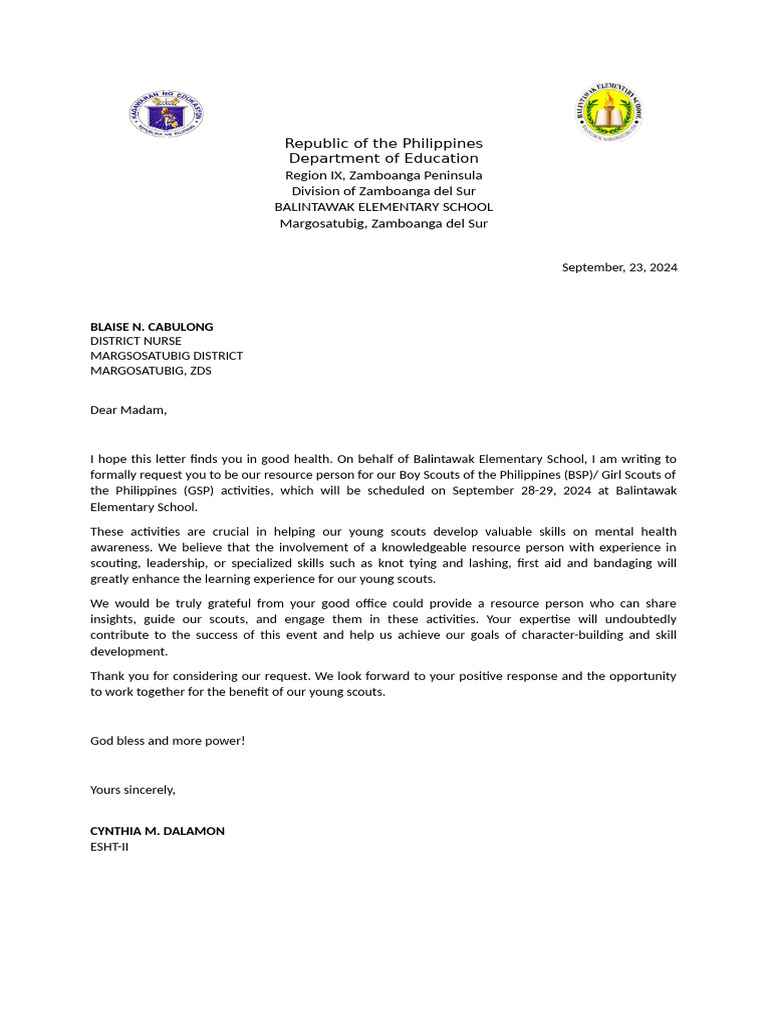 Letter 101 | PDF | Scouting | Outdoor Recreation