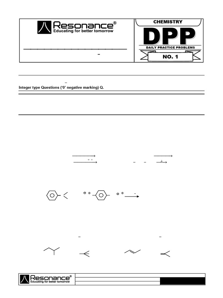 Chemistry Revision Dpp-1 | PDF