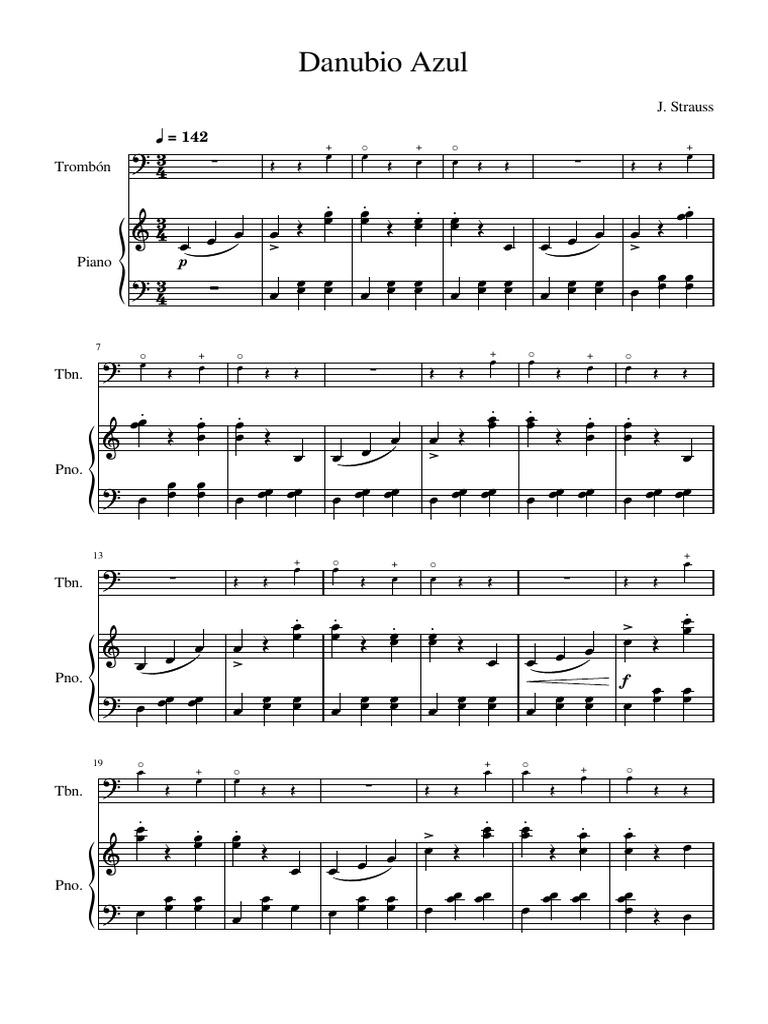 Danubio Azul-Piano | PDF