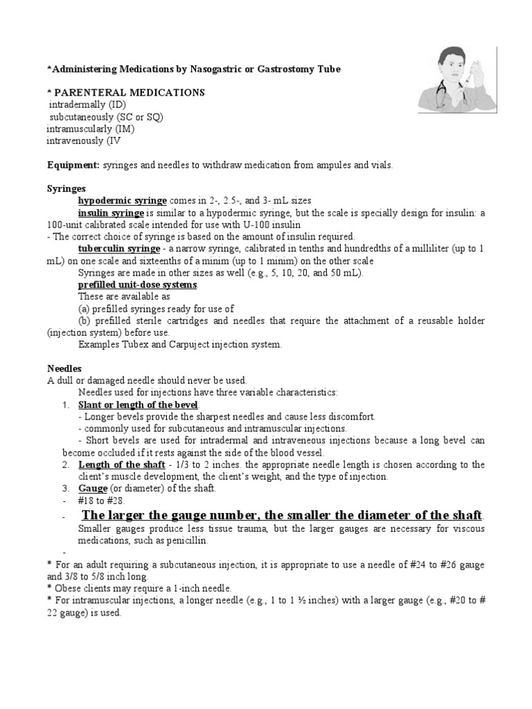 Medication Administration Guide | PDF | Injection (Medicine) | Topical ...