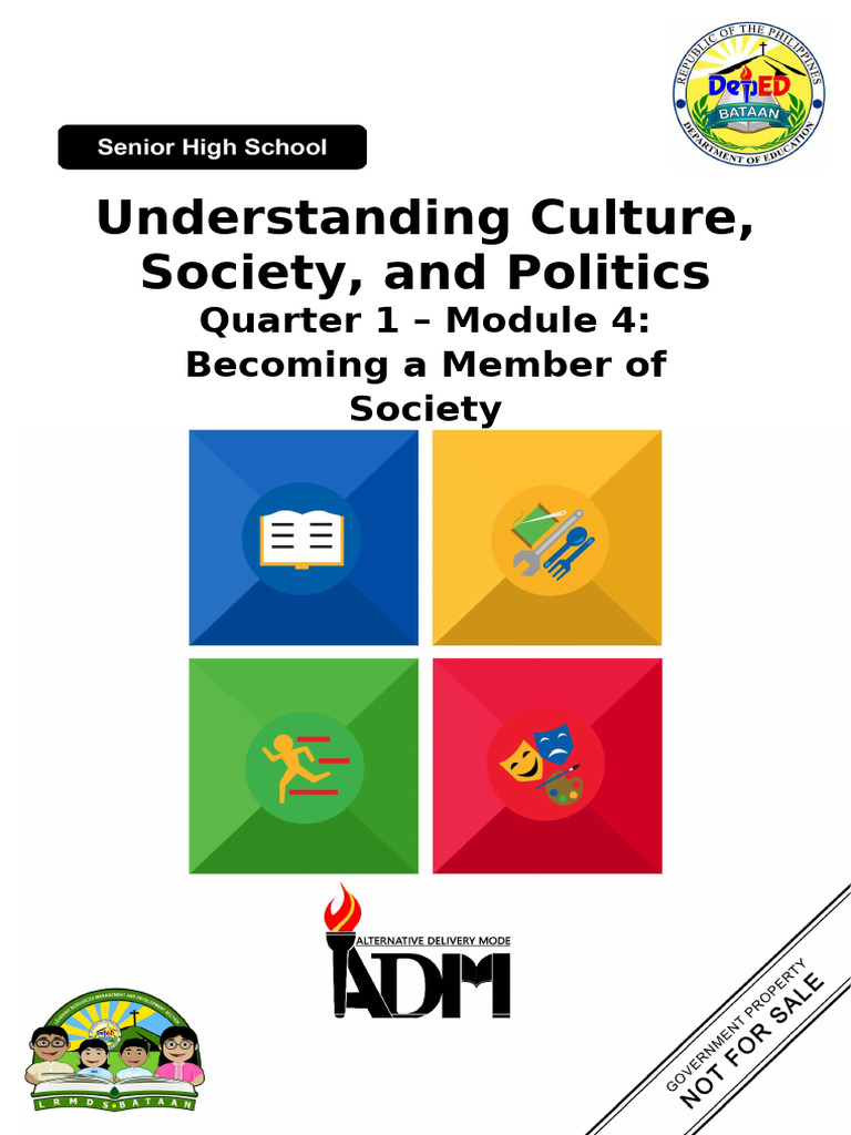 7 Ucsp q1 Mod4 Socialization and Enculturation | PDF