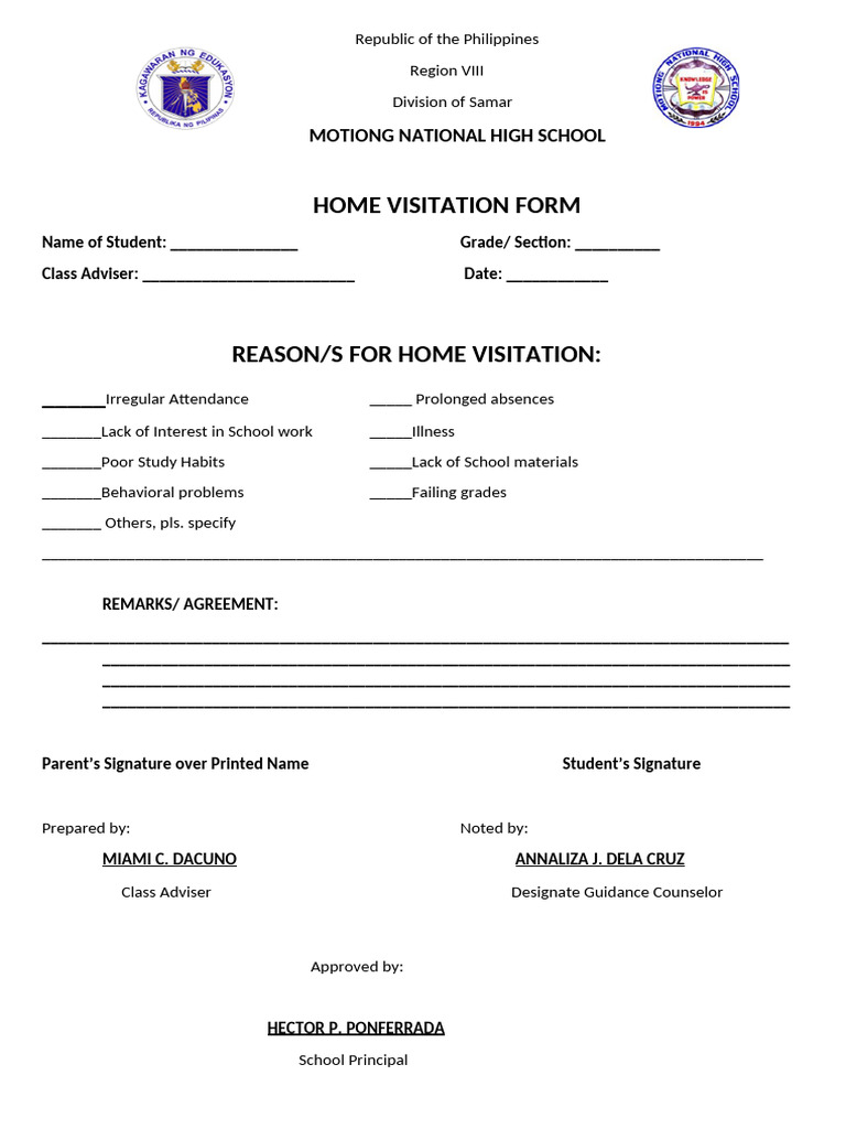 Home Visitation | PDF