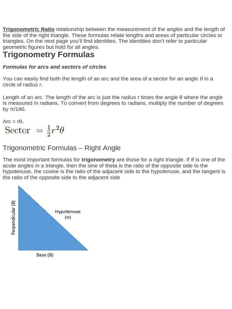 TRIGONOMETRY | PDF