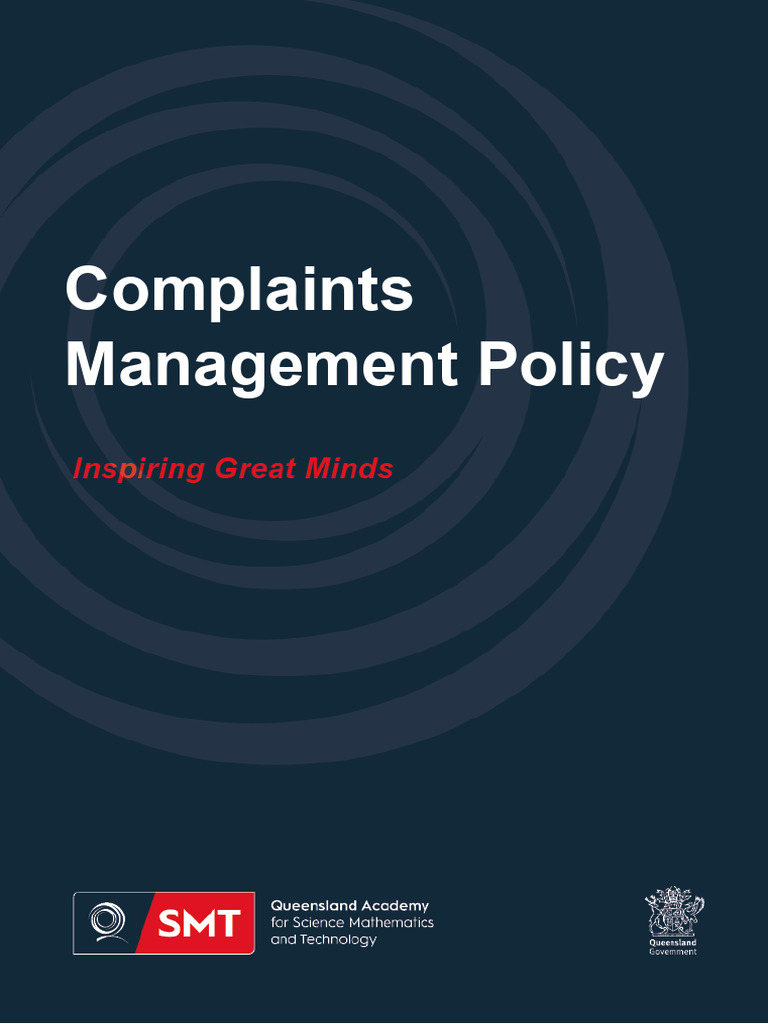 Complaints-Management-Policy QASMT | PDF