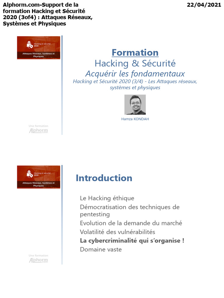 Ressources Formation Hacking Et Securite 2020-3-4 | PDF