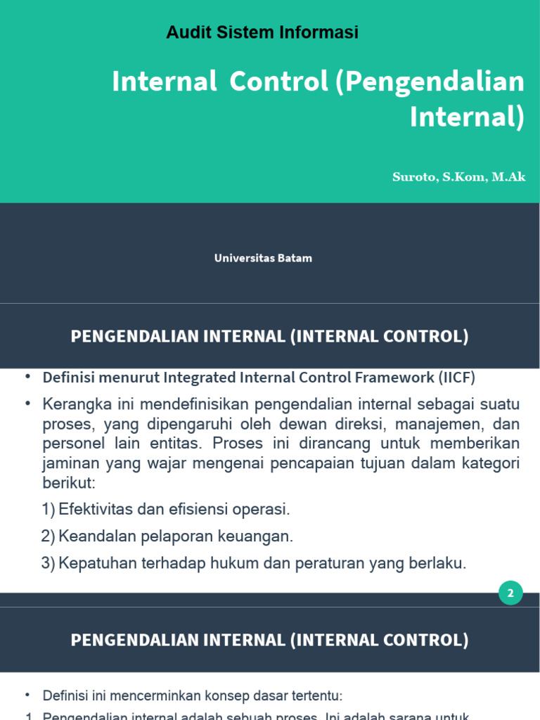 03 Kontrol Internal | PDF