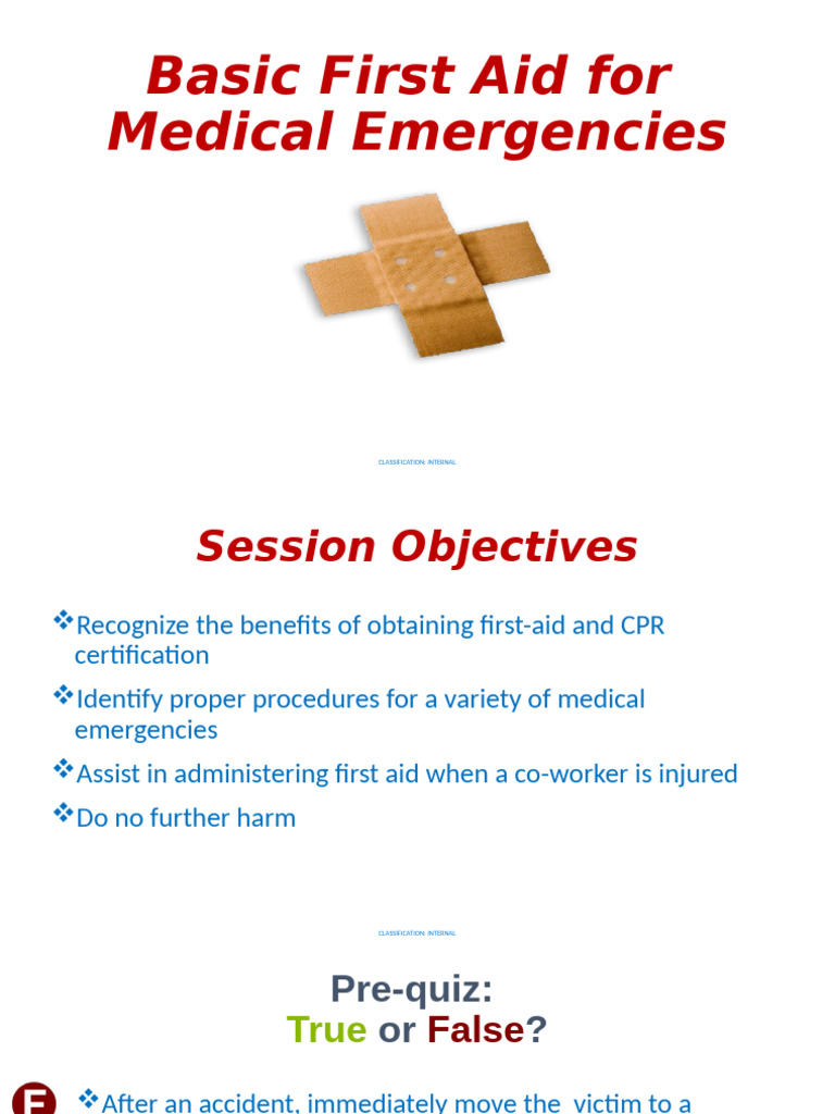 First Aid Training | PDF