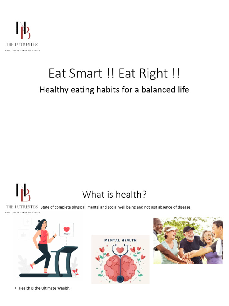 Eat Smart Eat Right | PDF