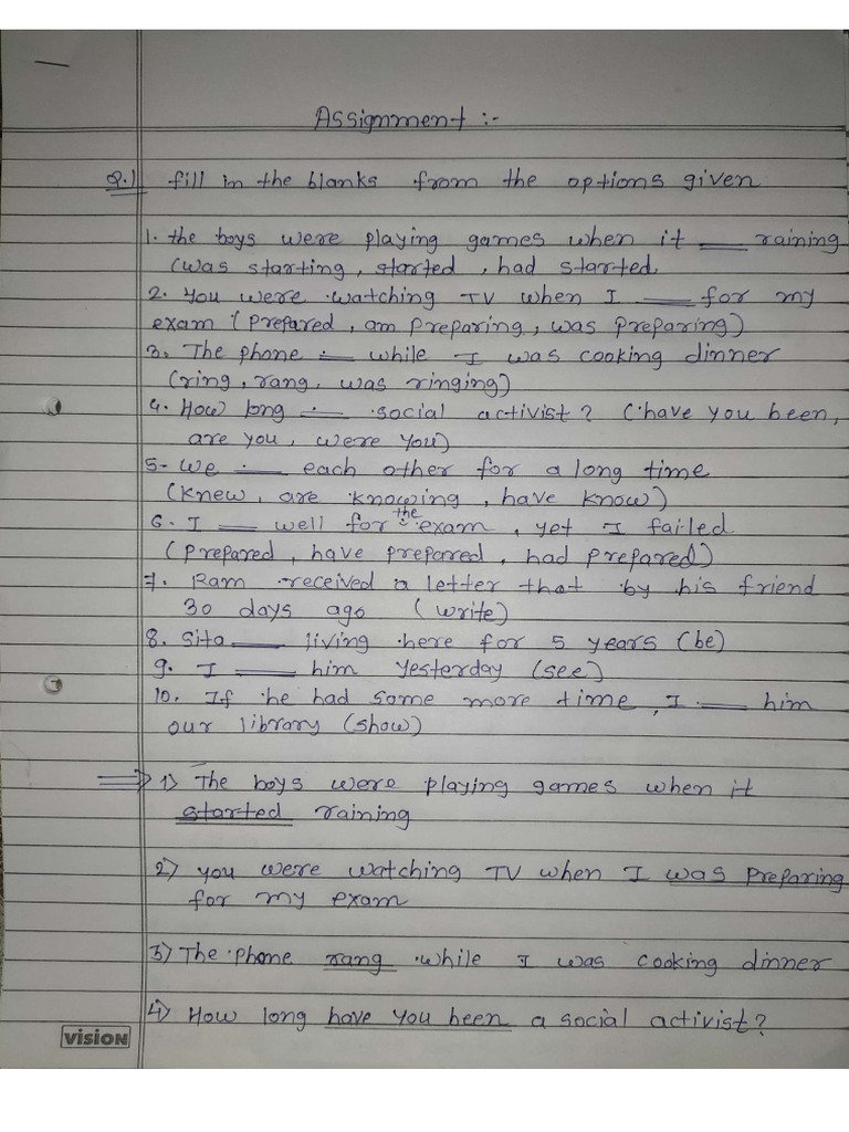 assignment - English | PDF