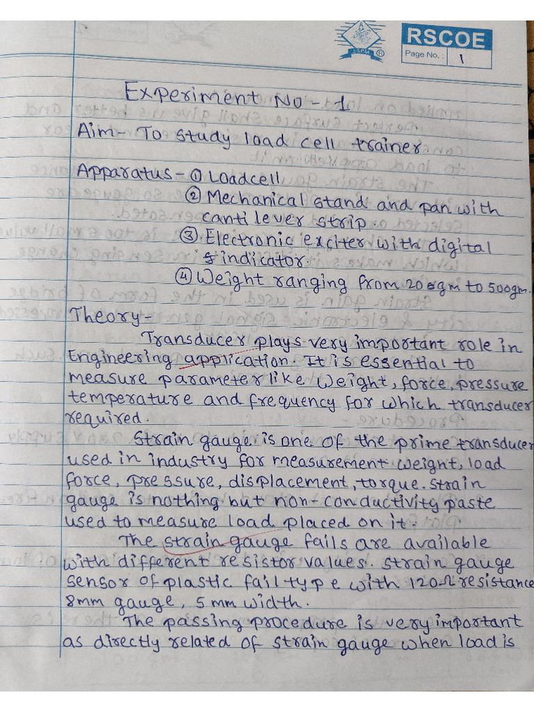 Mechatronics Exp 1-5 | PDF