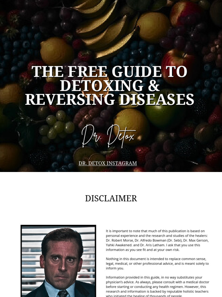 Dr. Morse's GI Broom Detox Guide | PDF | Self-Improvement