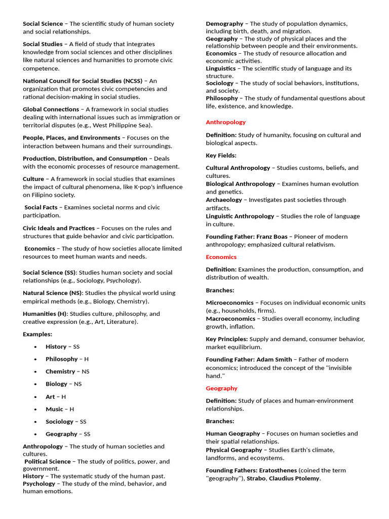 Social Science | PDF | Social Sciences | Anthropology