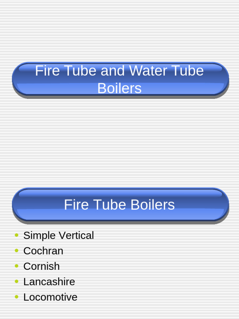 2. Fire Tube and Water Tube Boilers | PDF