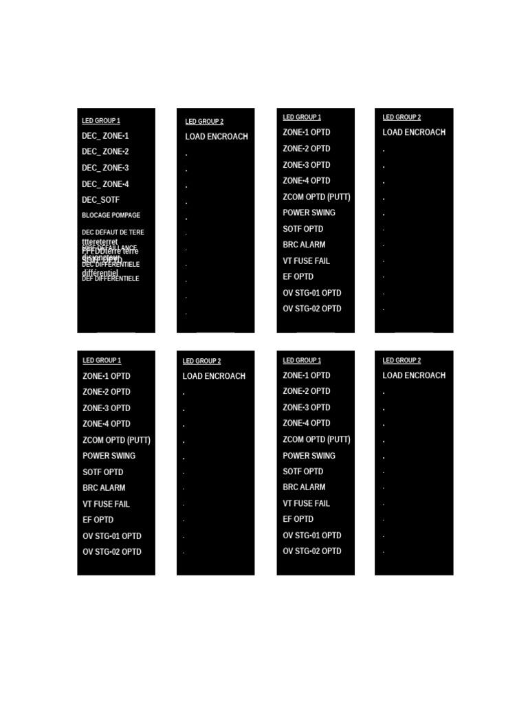 GE D60 LED Labels | PDF