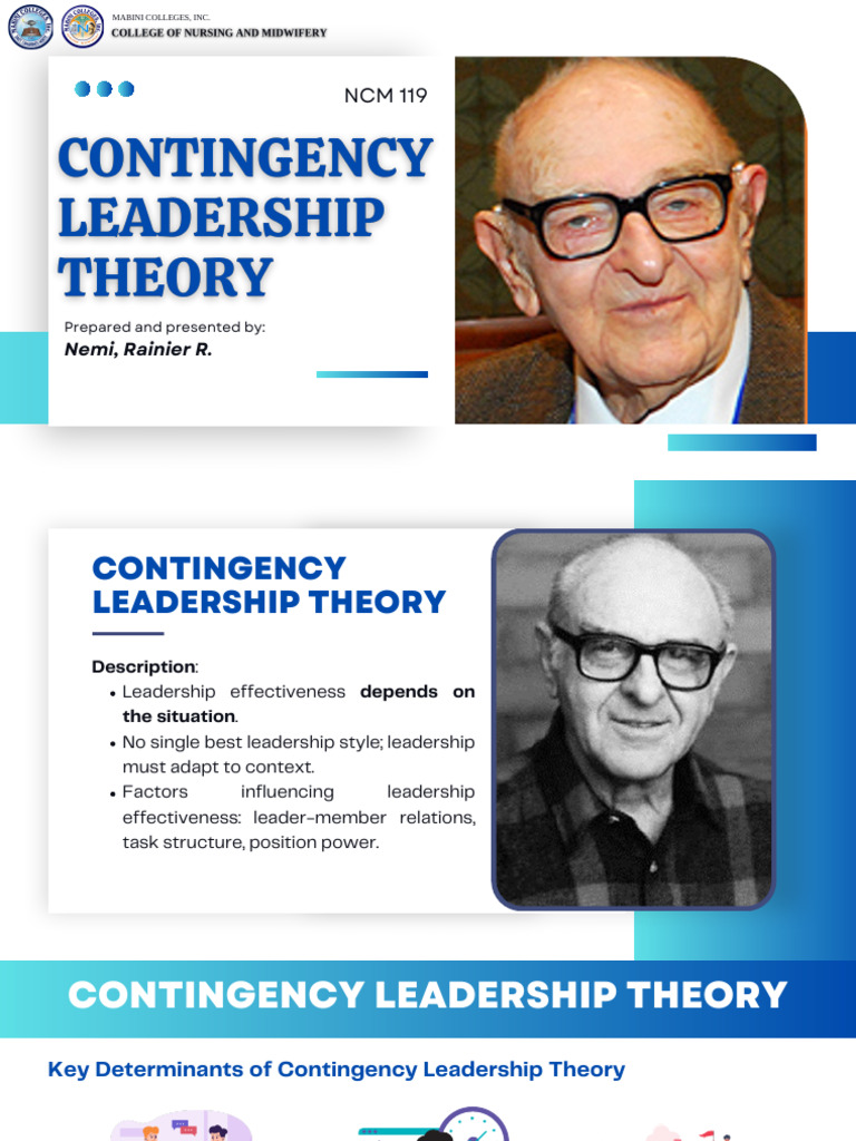Contingency Leadership Theory | PDF