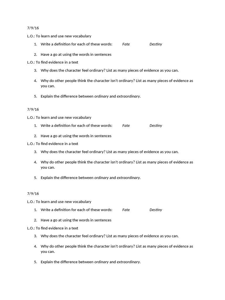 Wonder Questions 1 | PDF