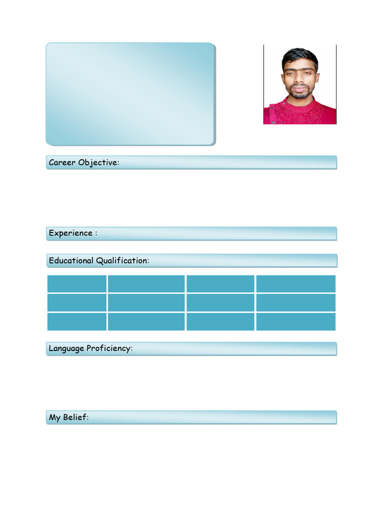 Talha CV | PDF