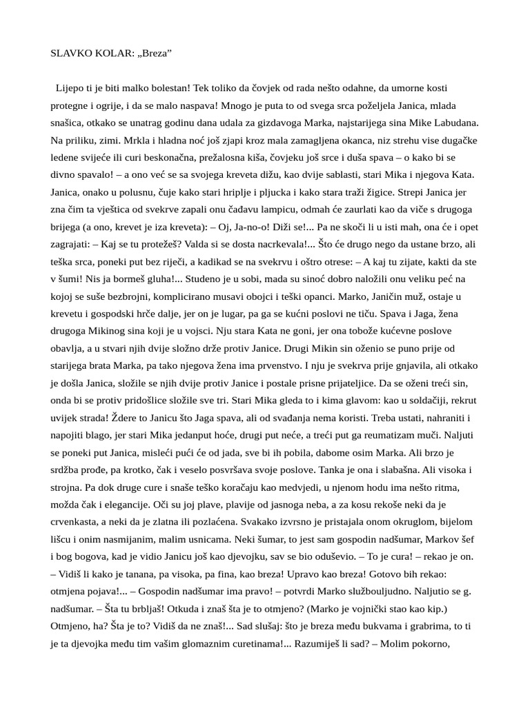 Čitanje S Razumijevanjem | PDF