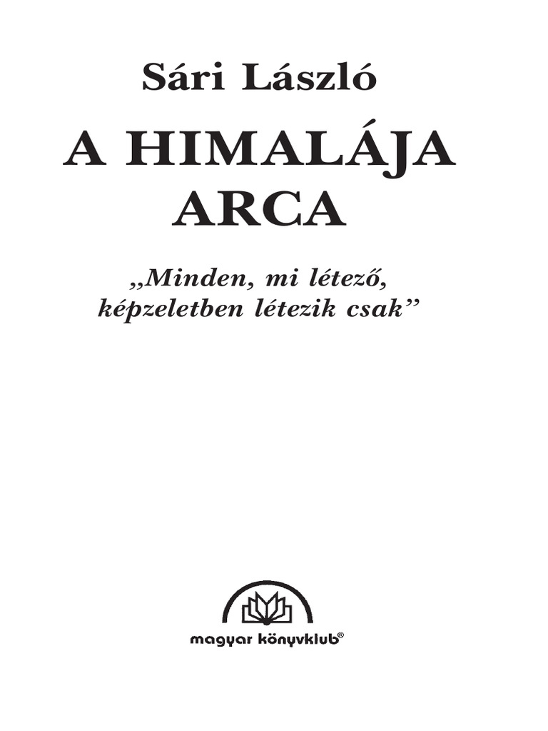 A Himalája Arca (Sári László) | PDF