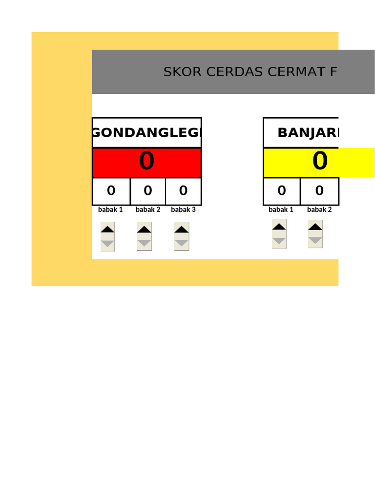 Papan Skor | PDF