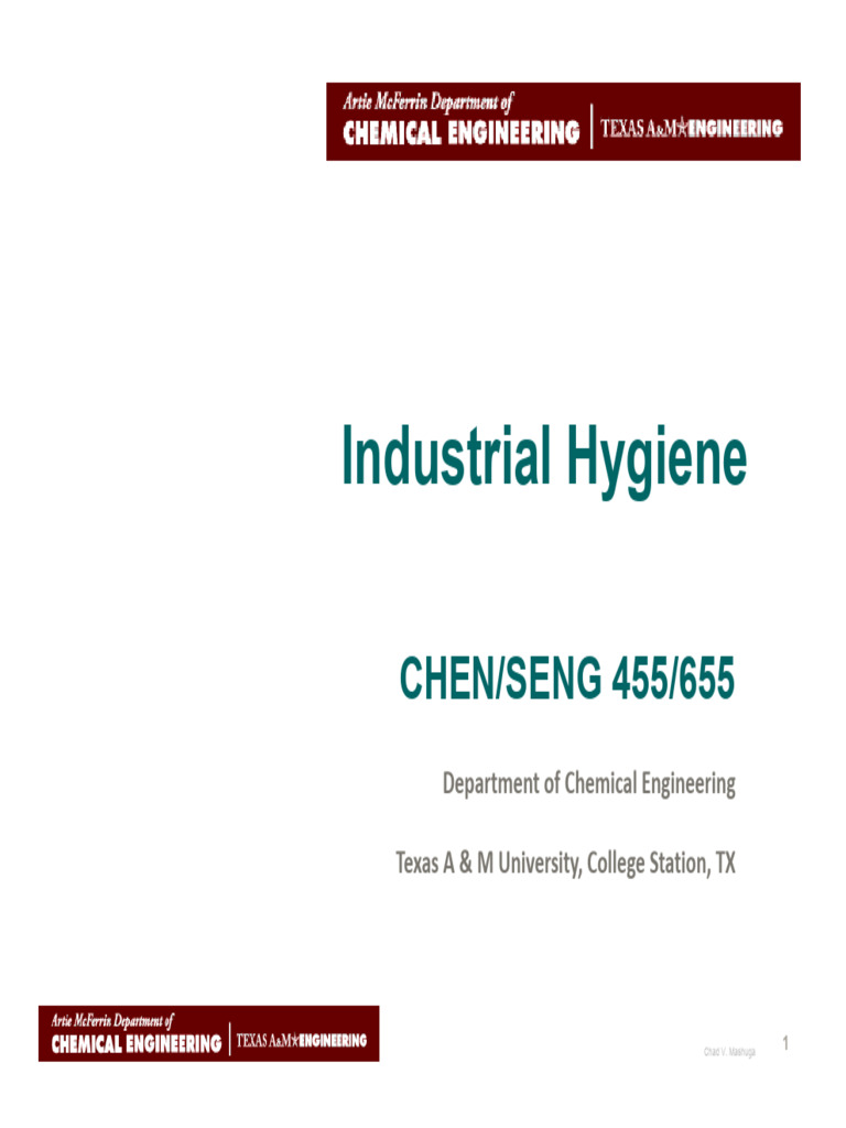 CH3+ +Industrial+Hygiene | PDF