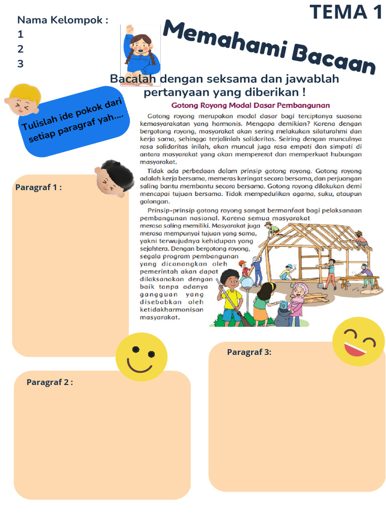 LKS TEMA 1.1 (Bindo, Ipa, SBK | PDF