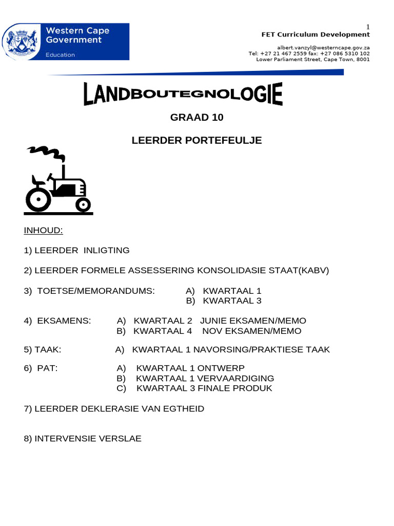 GR 10 LT Leerder Portefeulje | PDF