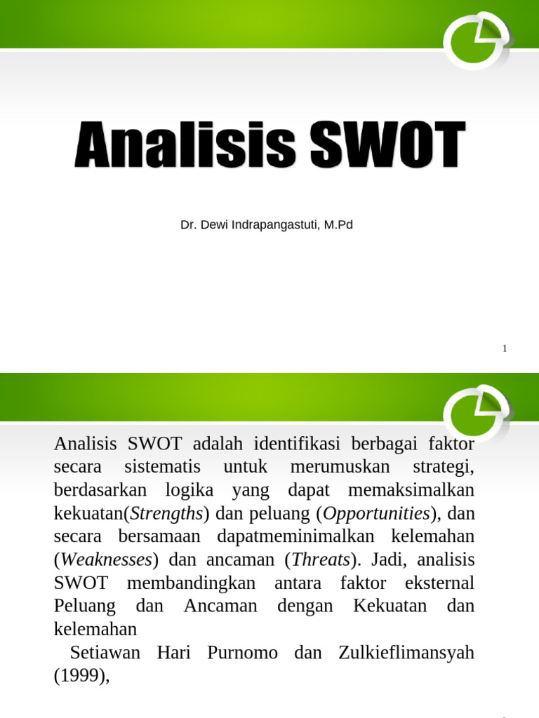 Analisis SWOT | PDF
