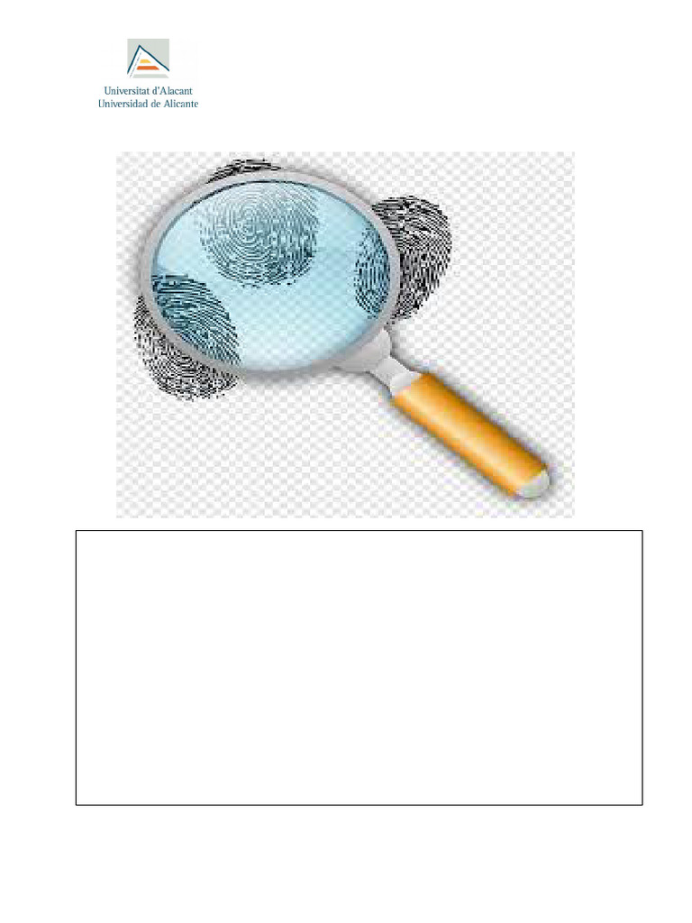 Informe Pericial de Identificación Forense | PDF