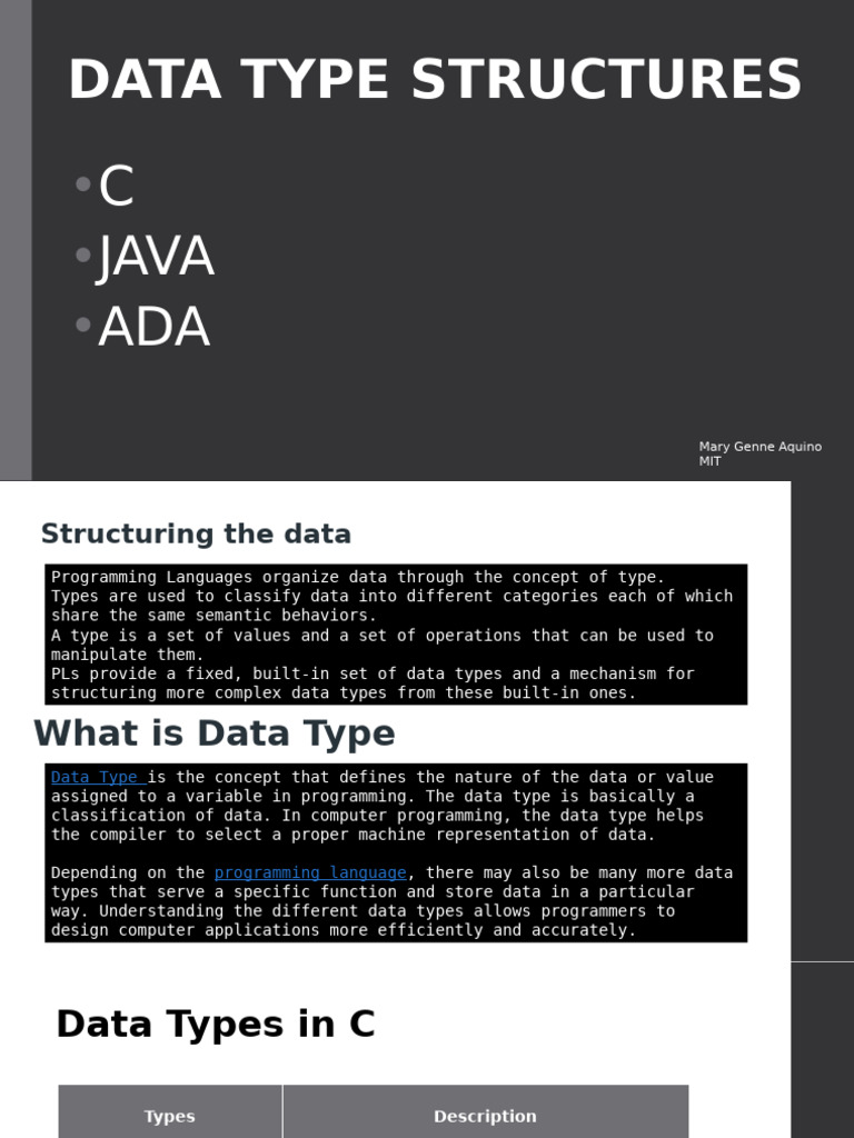 SPL_Data-Type-Structure_01 | PDF