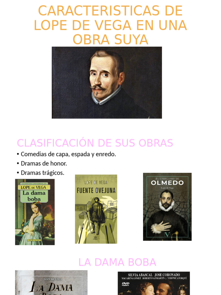 Caracteristicas de Lope de Vega en Una Obra Suya | PDF
