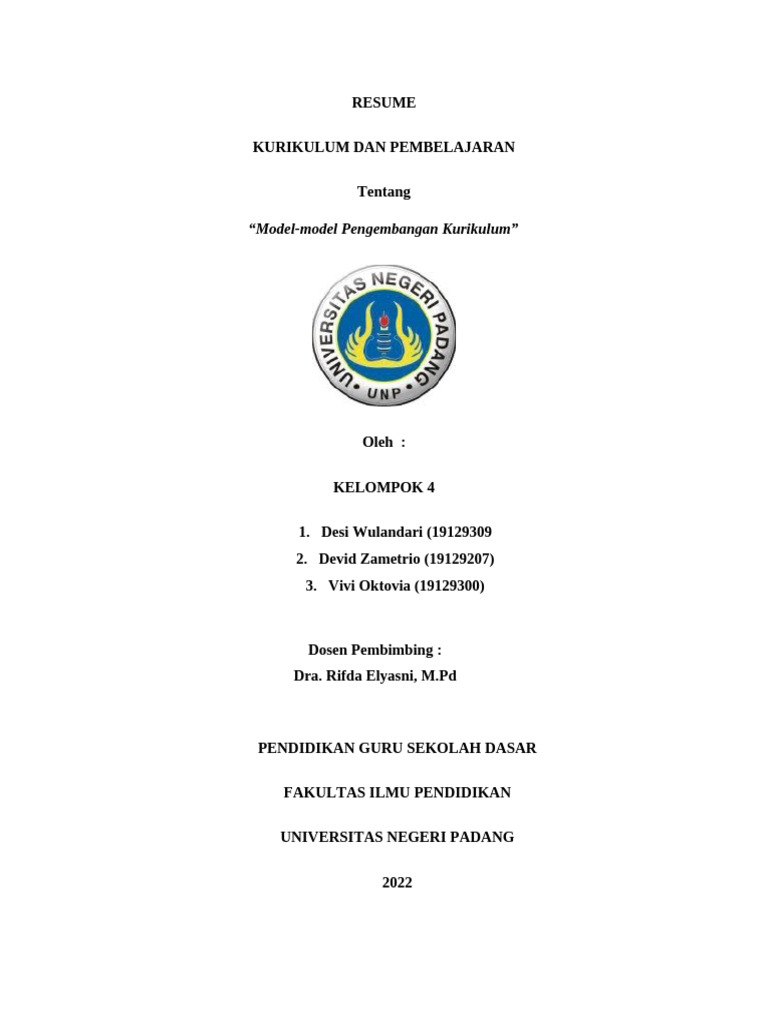 Resume Kelompok 4 | PDF