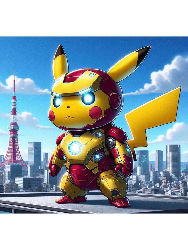 #Pikachu #Pokemon #Yellow #Red #Ironman #Iron… | PDF