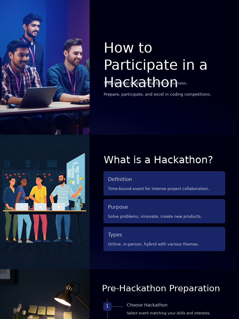 How To Participate in A Hackathon | PDF